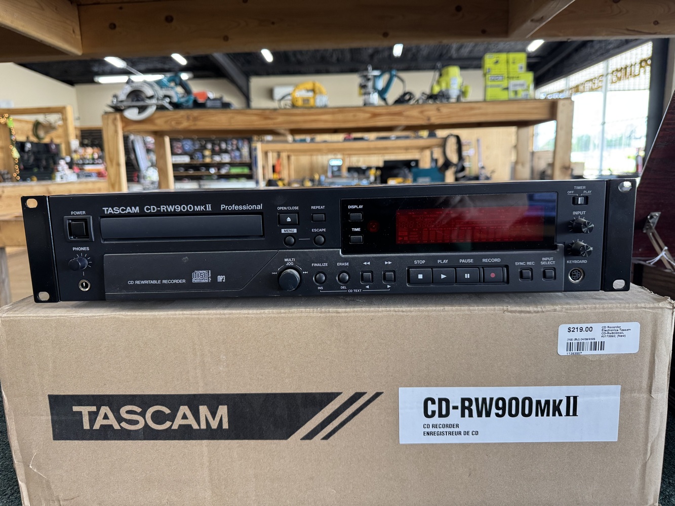 Tascam CD-Rw900mkii | Tom's Pawn Central